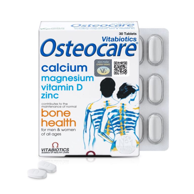 Osteocare Calcium H/30V VITABIOTICS Bổ sung Canxi, Magie, VitD, Kẽm ...