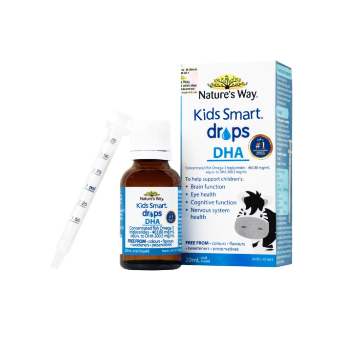 Kids Smart Drops DHA H/20ml NATURE'S WAY Bổ sung DHA, EPA tốt cho não ...